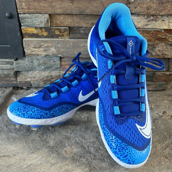 Nike | Shoes | Nike React Alpha Huarache Elite 4 Low Royal Blue ...